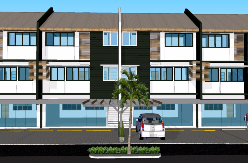 Architect-Perspective_AH-Mactan_Shophouse_FrontView - Softouch Property ...